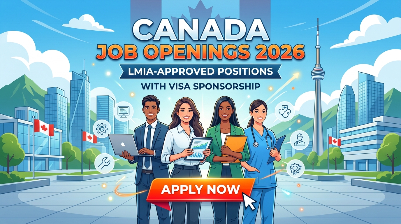 Canada Job Openings 2026 — LMIA-Approved Positions With Visa ...